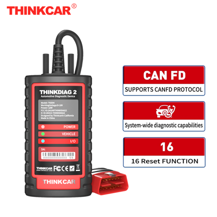 Thinkdiag New Version 2024 Thinkdiag 2 Car OBD Diagnostic Tool With Bi ...