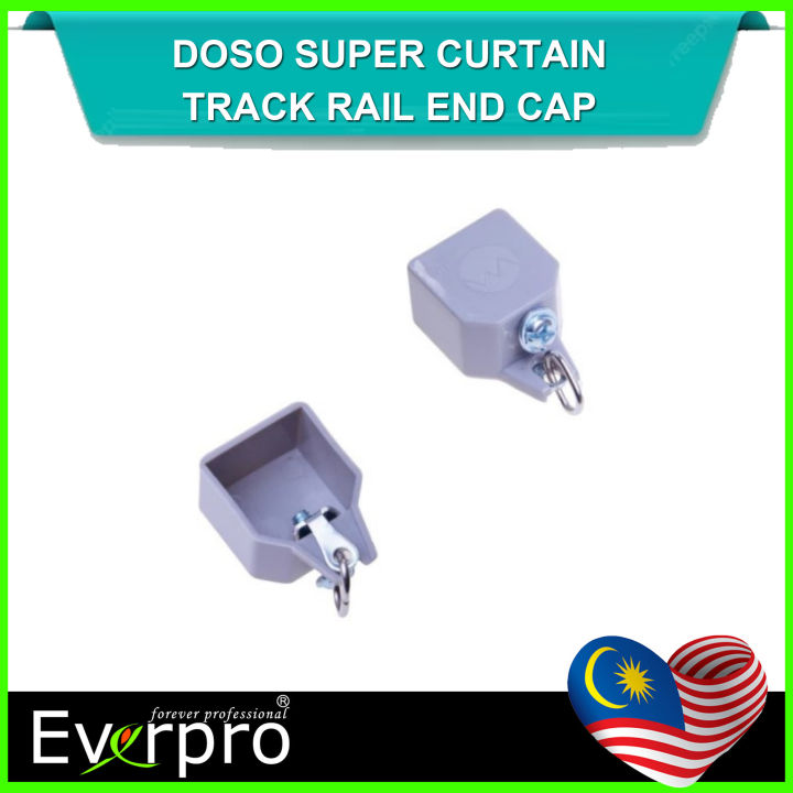 DOSO SUPER END CAP CURTAIN TRACK RAIL ACCESSORIES | Lazada