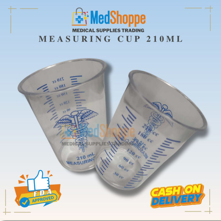 MEASURING CUP 210ML/CALIBRATED GLASS (sold per piece) | Lazada PH