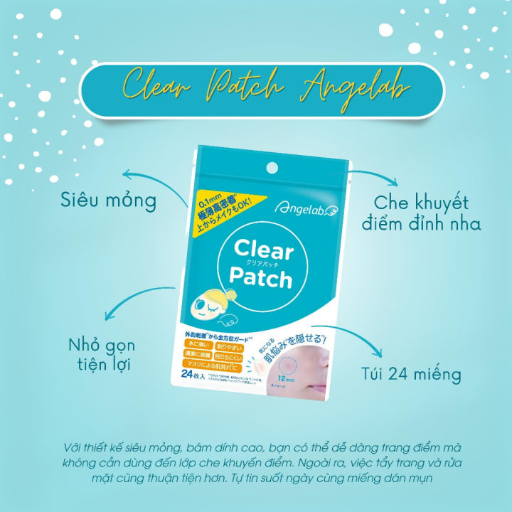 MIẾNG DÁN CLEAR PATCH CHE MỤN & CHE KHUYẾT ĐIỂM PHẦN MỤN 24M - SẢN PHẨM ...