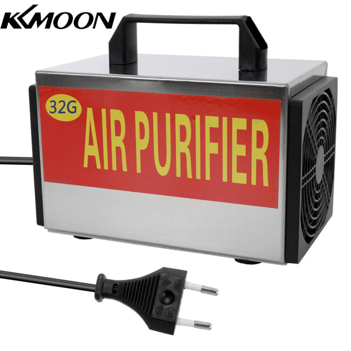 KKmoon 220V Portable Ozone 32g/h Generator Machine Air Filter Purifier with Timing Switch ...