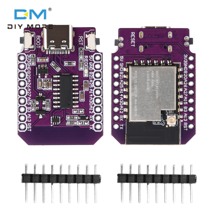 Diymore Mini bw16 bảng mạch phát triển rtl8720dn dual-band Wifi Bluetooth BLE mô-đun CH340 ...