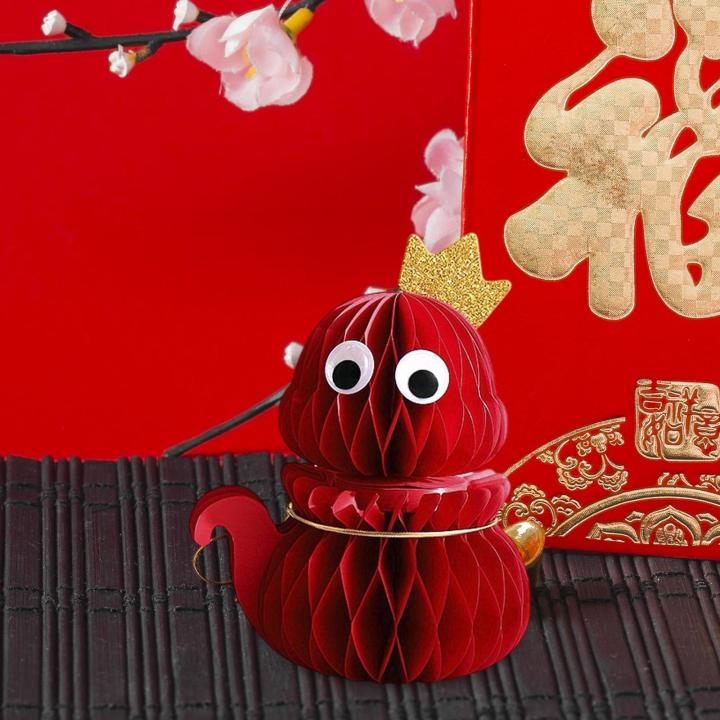 Viphome 2025 Snake Year Ornament Spring Festival Sign Craft Lunar New ...