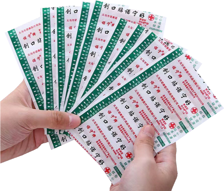 50Pcs First Aid Adhesive Bandage Cushion Adhesive Woundplast Hemostasis ...