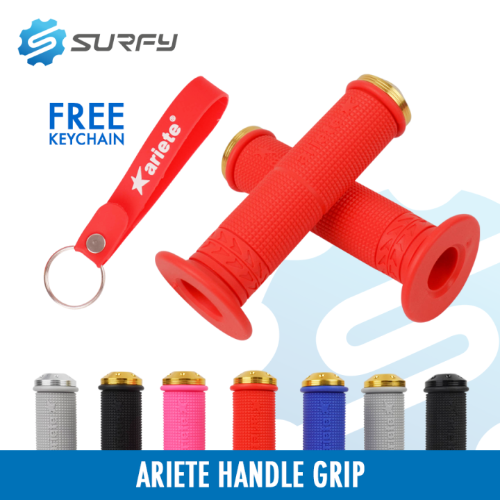 Ariete Handle Grip With Bar End And Keychain Universal Soft Rubber ...