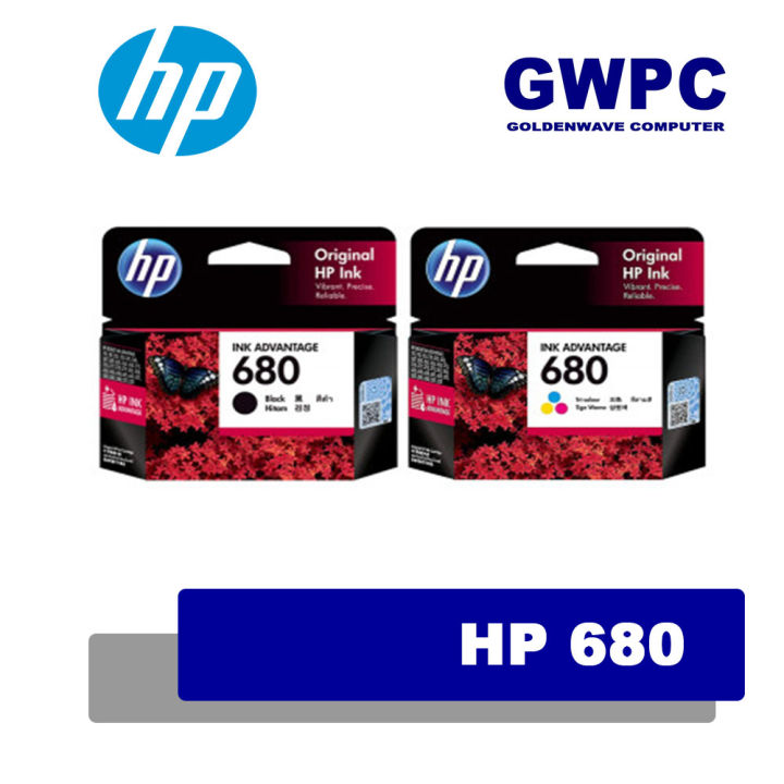HP 680 Black Tri-color Genuine Ink Advantage Cartridge | Lazada PH