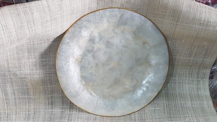 Capiz Charger Plate/Show Plate (made with real capiz seashells) | Lazada PH