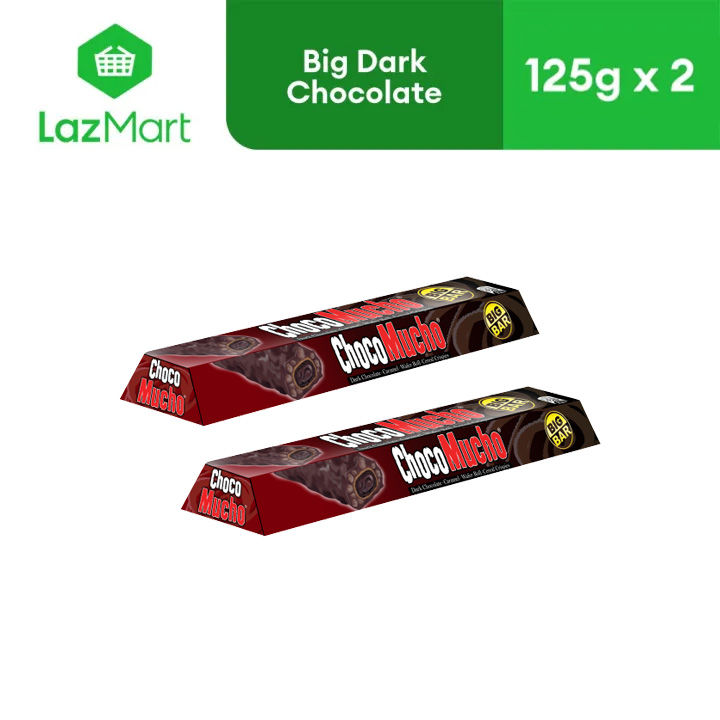 Choco Mucho Dark Big 125 -Pack of 2 | Lazada PH