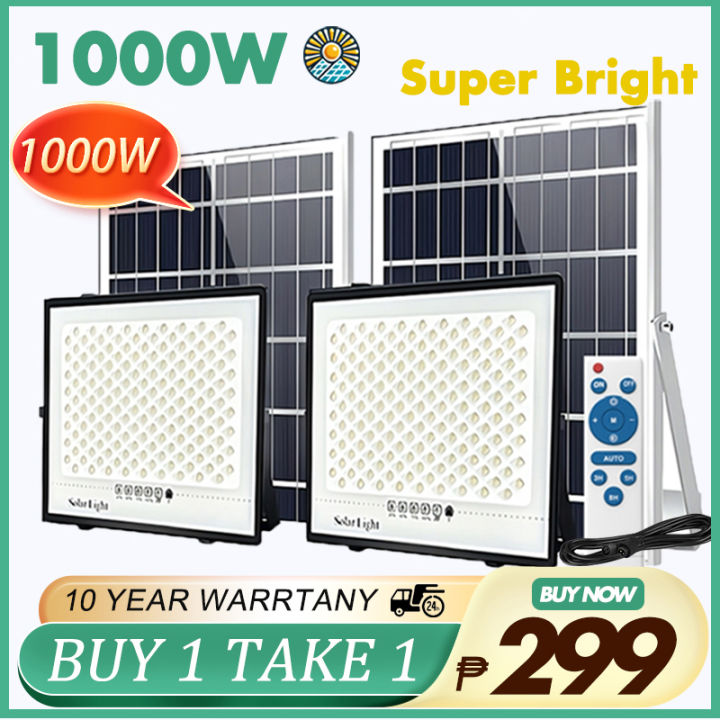 100% Original Solar Light LED Outdoor Solar Flood Light Waterproof ...