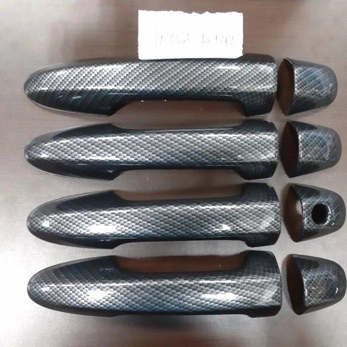 Cover Handle Carbon Pegangan Gagang Pintu Samping Mobil Handel Karbon ...