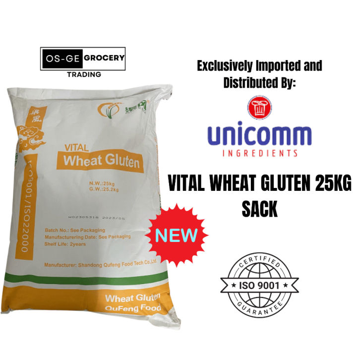 25kg Vital Wheat Gluten Flour Imported by Unicomm Philippines Expiry May 2025 New Stock Keto ...