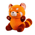 deveodo Plush Toy Red Panda Adorable Red Panda Plush Doll Soft Stuffed ...