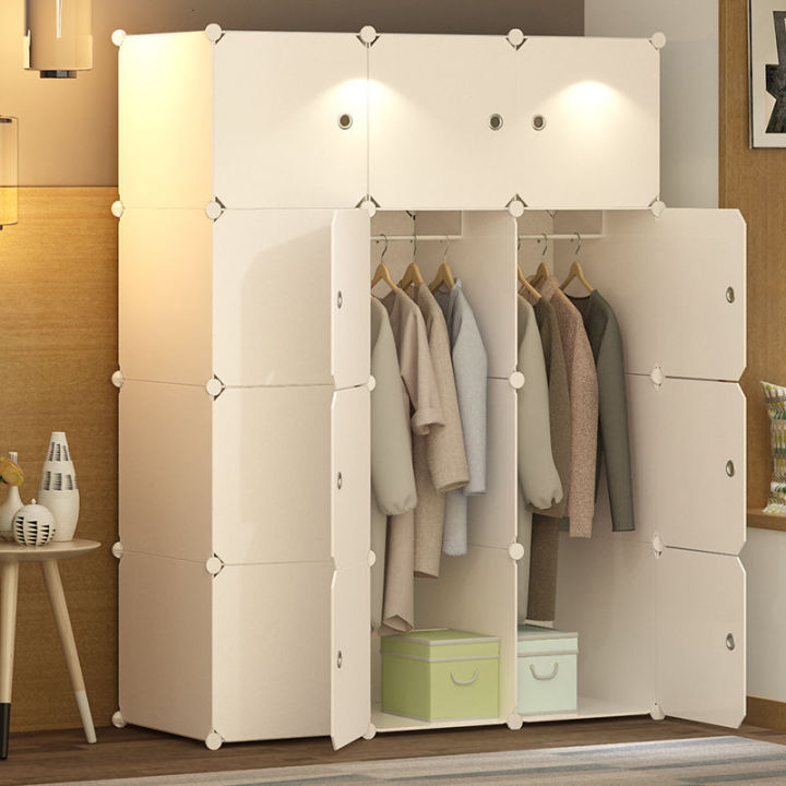 DIY Wardrobe Dormitory Modern Simple Wardrobe Rental Room Plastic Home ...