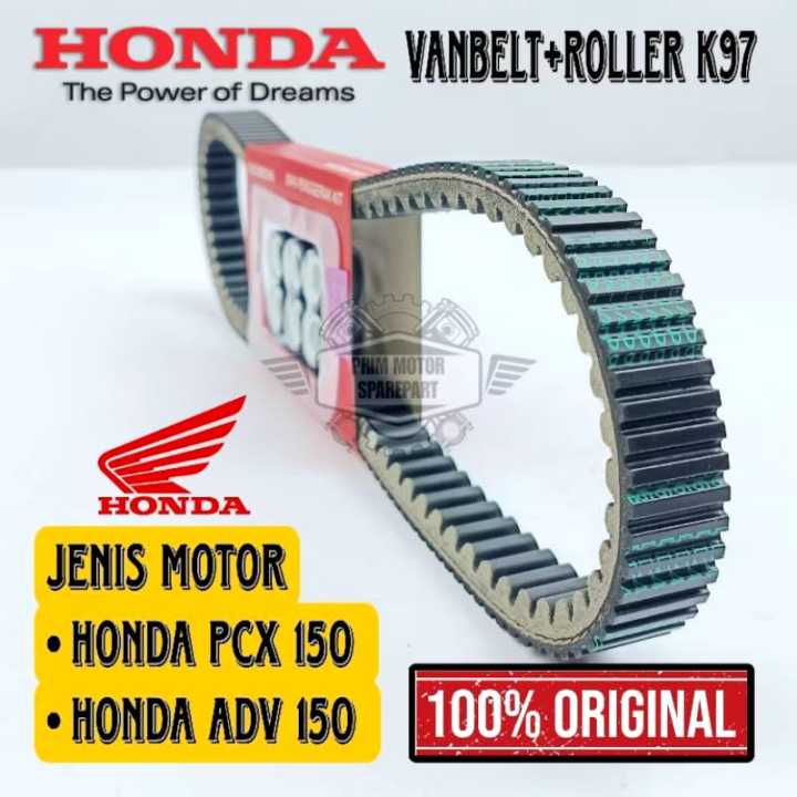 ORIGINAL GARANSI V-BELT VANBELT SET ROLLER KODE K97 HONDA PCX 150 ...