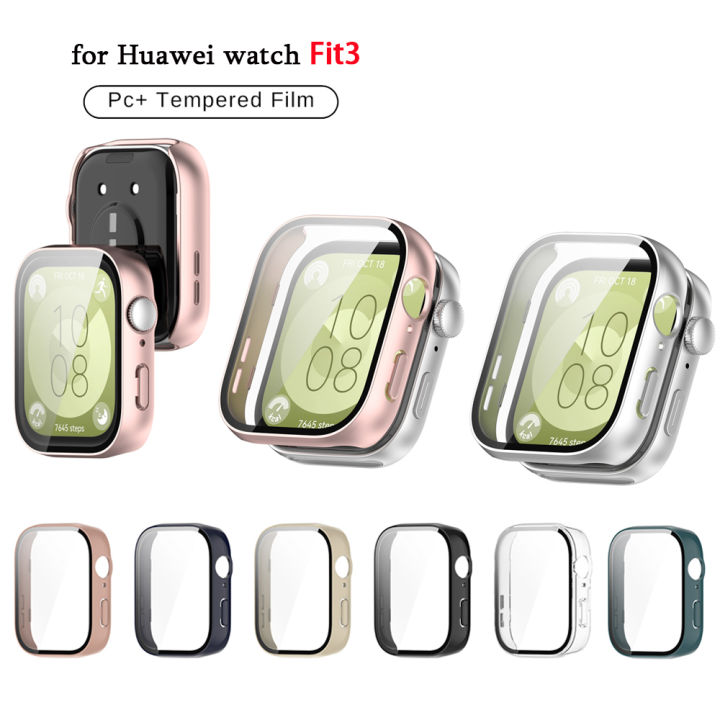 Ultra Thin Hard PC Case Tempered Glass Screen Protector Protective ...