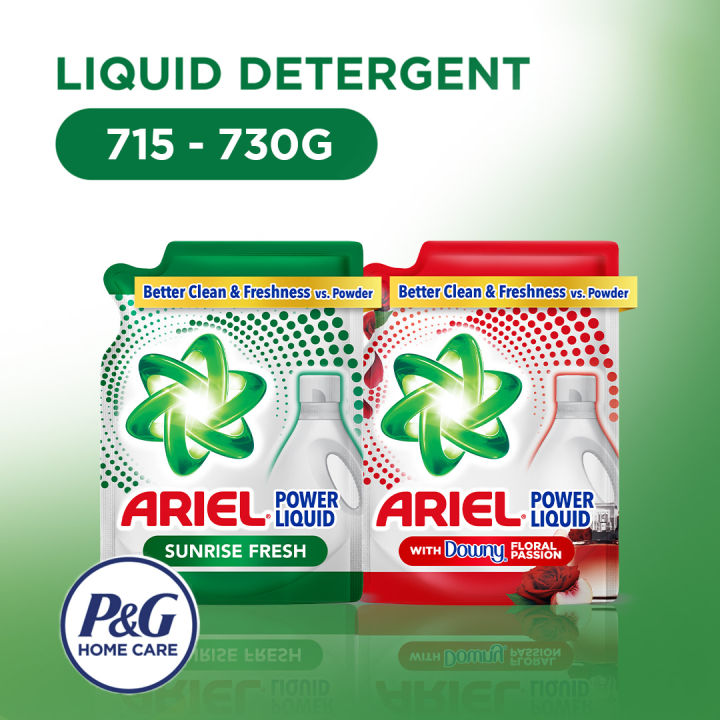 Ariel Liquid Detergent Sunrise Fresh Floral Passion 715 - 730G Refill ...