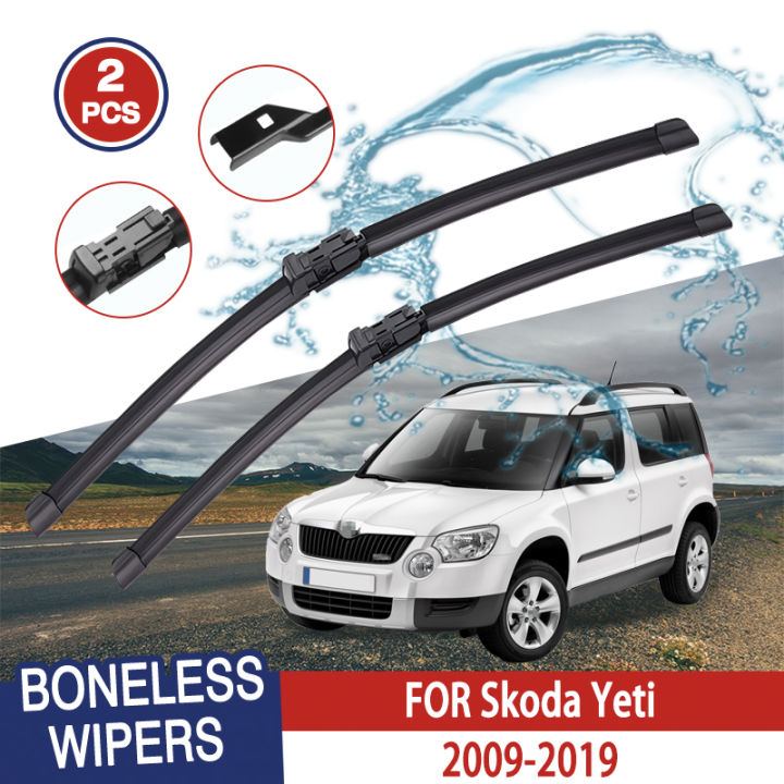 Wiper Blades For Skoda Yeti 2009-2019 Front Windshield Clean Window ...