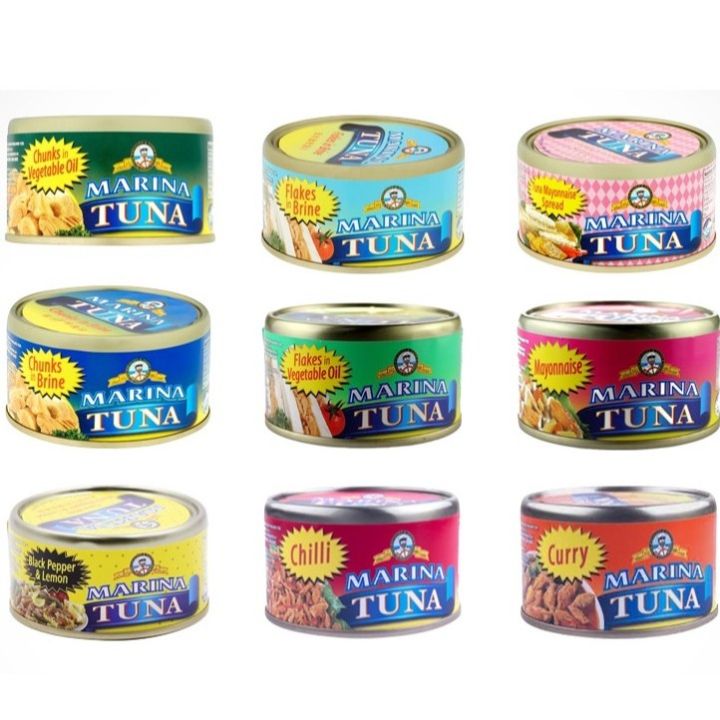 Marina Tuna Flakes / Tuna Mayo / Tuna Chilli / Tuna Chunk | Lazada