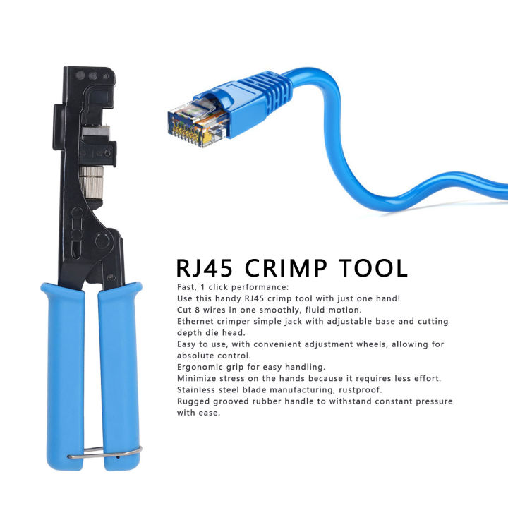 90° Angled Speed Termination Tool RJ45 Keystone Jack Speed Crimping ...