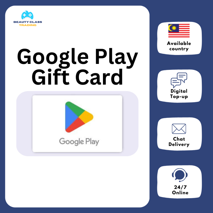 Google Play Gift Card (MY) Digital Gift Card Code | Lazada