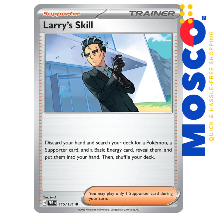 Larry's Skill - 115/131 Prismatic Evolutions | Pokemon TCG | Lazada PH