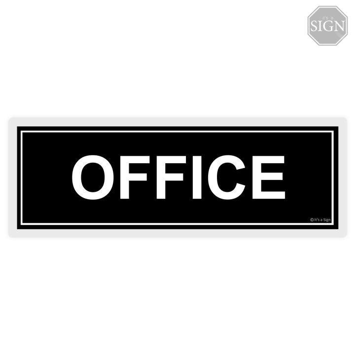 Office Sign - Laminated Signage - 4 x 11 inches | Lazada PH