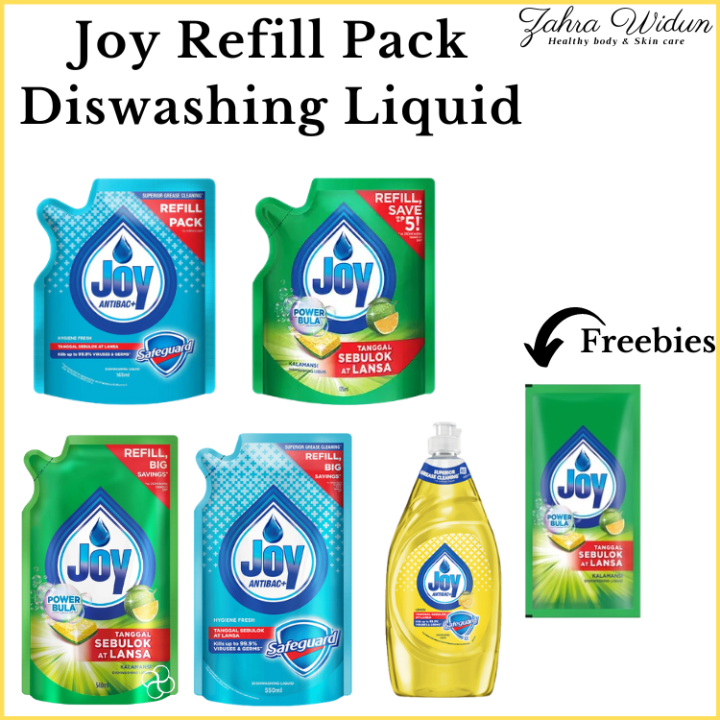 Joy Dishwashing Liquid Lemon 780 mL with freebies | Joy Kalamansi 175 ...