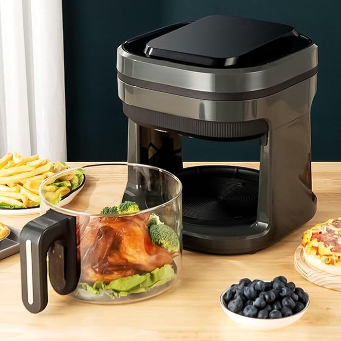 6L Visual Air Fryer, Household Multifunctional Smart French Fries ...