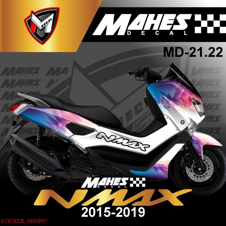 (PREMIUM) Decal Sticker Yamaha Nmax 155 Old Fullbody 2015-2019 Desain ...
