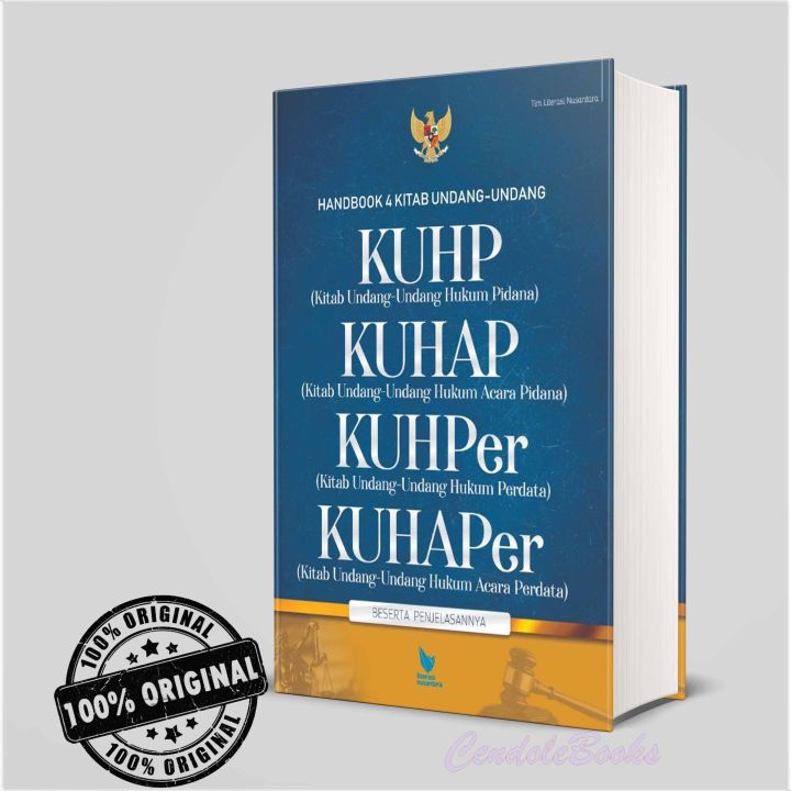 Handbook 4 Kitab Undang-Undang KUHP KUHAP KUHPer KUHAPer Beserta ...