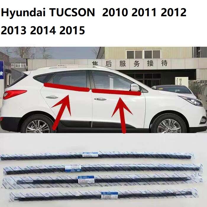 LAIFU 1SET 4PCS Hyundai TUCSON 2011-2015 Weatherstrip Window Seal , Car ...