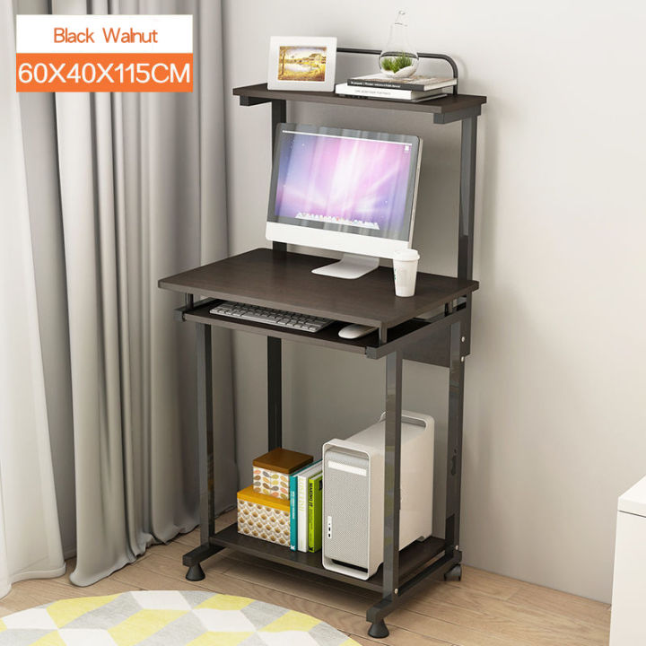 Desktop Computer table space saver table bedroom minimalist desk pc table pc desk table for desktop Wooden Keyboard Tray Desk Standard Design Desk New Condition Desk Lazada Lazada PH