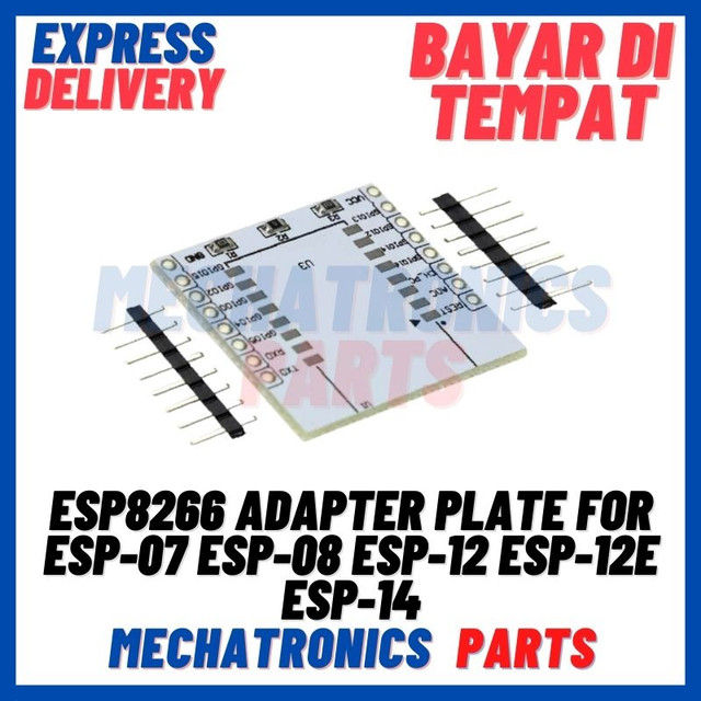 ELC[ESP-0004] ESP8266 ADAPTER PLATE FOR ESP-07 ESP-08 ESP-12 ESP-12E ...