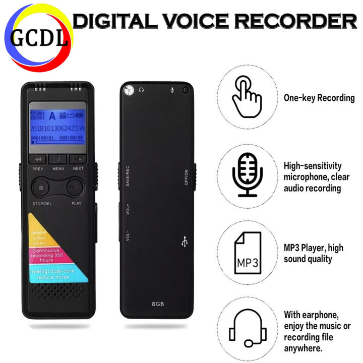 Digital Voice Recorder High Definition Lossless Sound Quality Phone ...