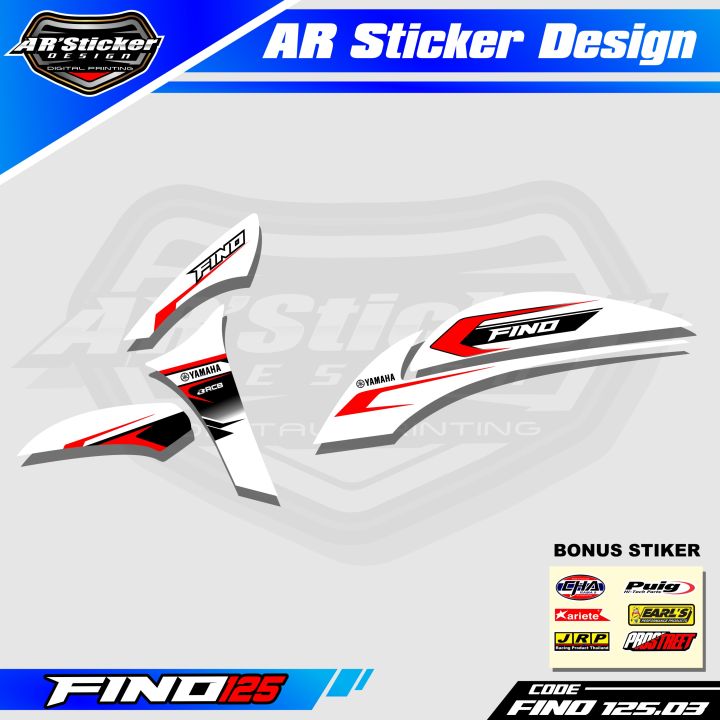 Sticker Striping Fino FI 125 - Stiker Motor Yamaha FINO 125 FI List ...