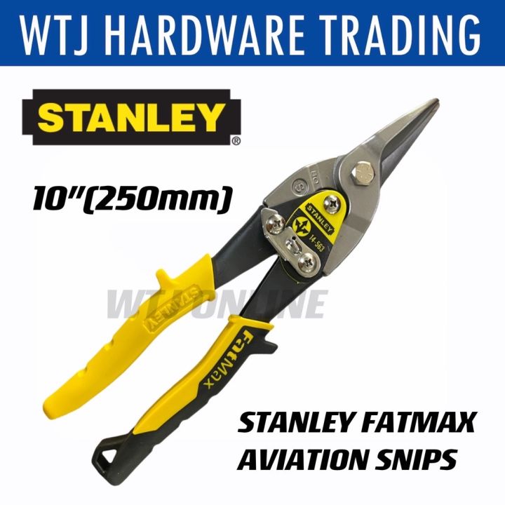 Stanley FatMax 10" Aviation Snip Straight Zinc Cutter / Straight Cut ...