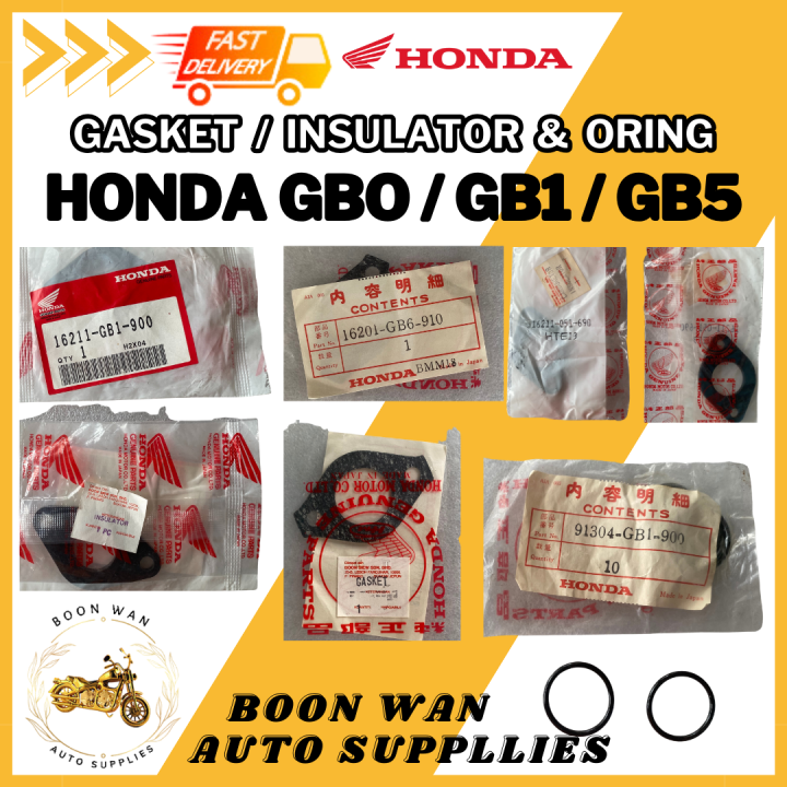 Gasket Intake Pipe, Insulator Japan Original Honda GBO / GB1 / GB6 Fame ...