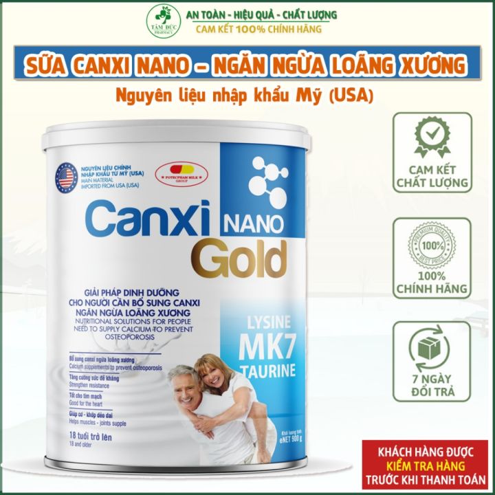 Sữa Bột Cho Người Lớn Sữa Cho Người Lớn Tuổi Bổ Sung CanXi Chắc Xương Giảm Lão Hoá CanXi Nano ...