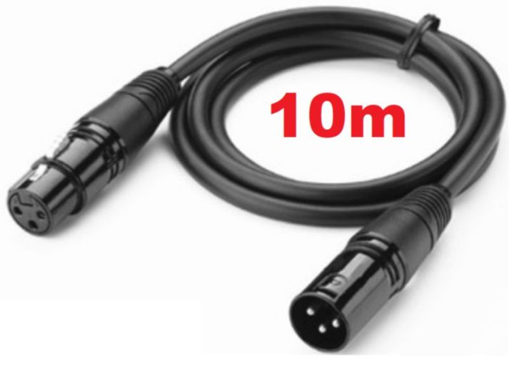 【1m/3m/5m/10m】Microphone Cable Audio Cord Wire Connector XLR 3-Pin Male ...