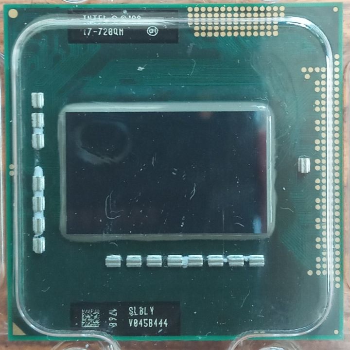 Processor Laptop Intel i7 Gen 1 i7 720QM 1.6 GHZ Socket PGA988 i7-720QM ...