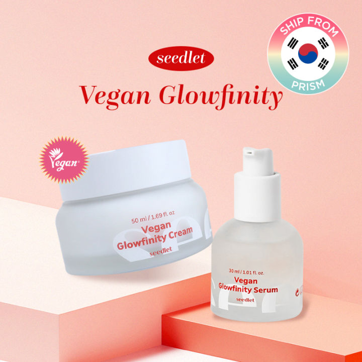 Seedlet Vegan Glowfinity Skincare Series / Collagen Serum / Collagen Cream | Lazada