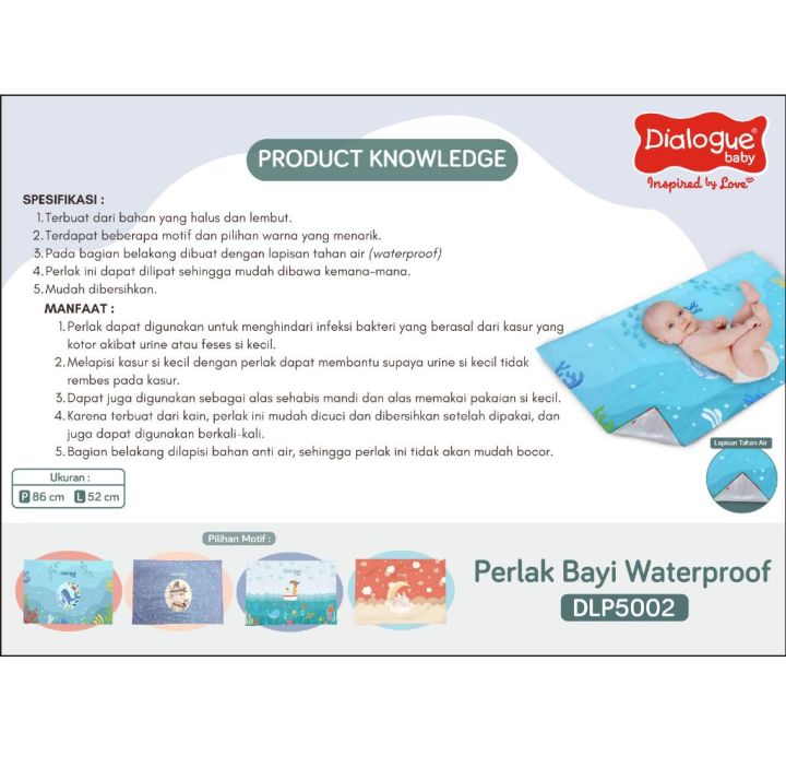 Dialogue Baby Perlak Bayi Waterproof DLP5002 / DLP5001 | Lazada Indonesia
