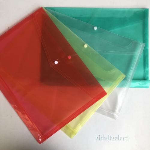 10 pieces Professional Short & Long Plastic Envelope Transparent/Clear ...