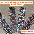 Lampu Kolong Variasi Mata (Devil Eyes) - Multi-Mode & RGB Running 12-24 ...
