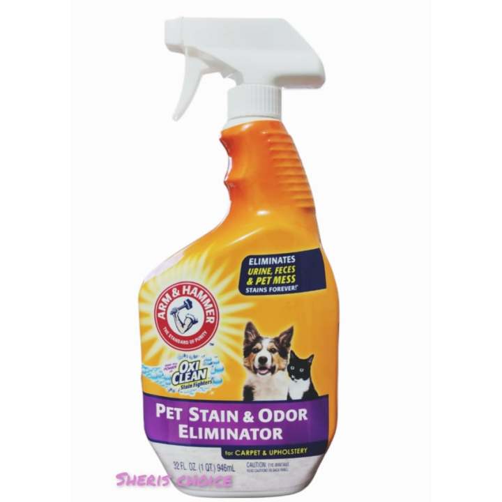 Arm & Hammer Oxiclean Pet Stain & Odor Eliminator 946ml / Pet Max Odor Eliminator 15oz / Cat ...