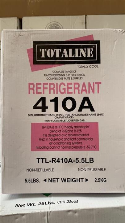 R410A Freon Refrigerant Tank TOTALINE 2.5kg Original Brand New SEALED ...
