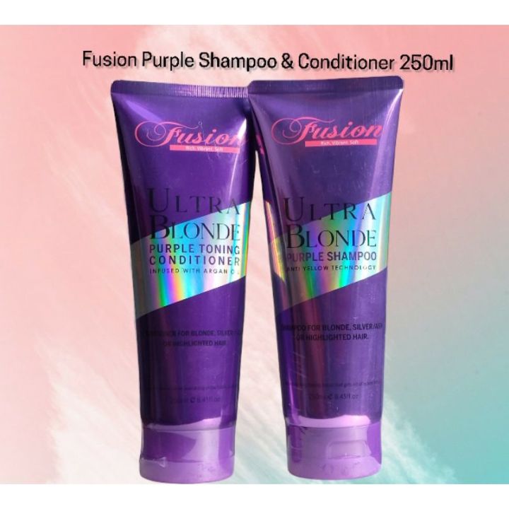 Fusion Purple Shampoo Conditioner 250mL (Tube type) | Lazada PH