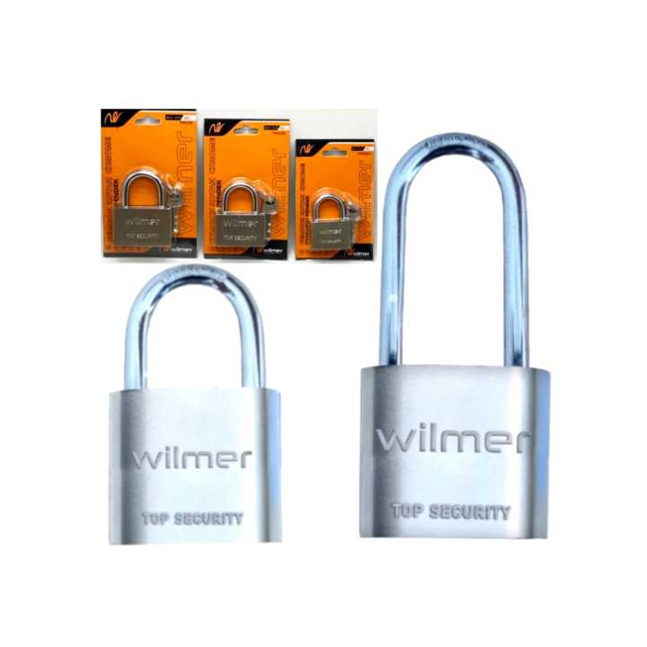 Gembok Chrome Nekel Panjang Wilmer Kunci Satin Pintu Pagar | Lazada ...