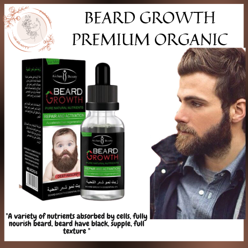 Beard Growth Premium Organic Pampatubo ng Balbas ORIGINAL Mustache ...