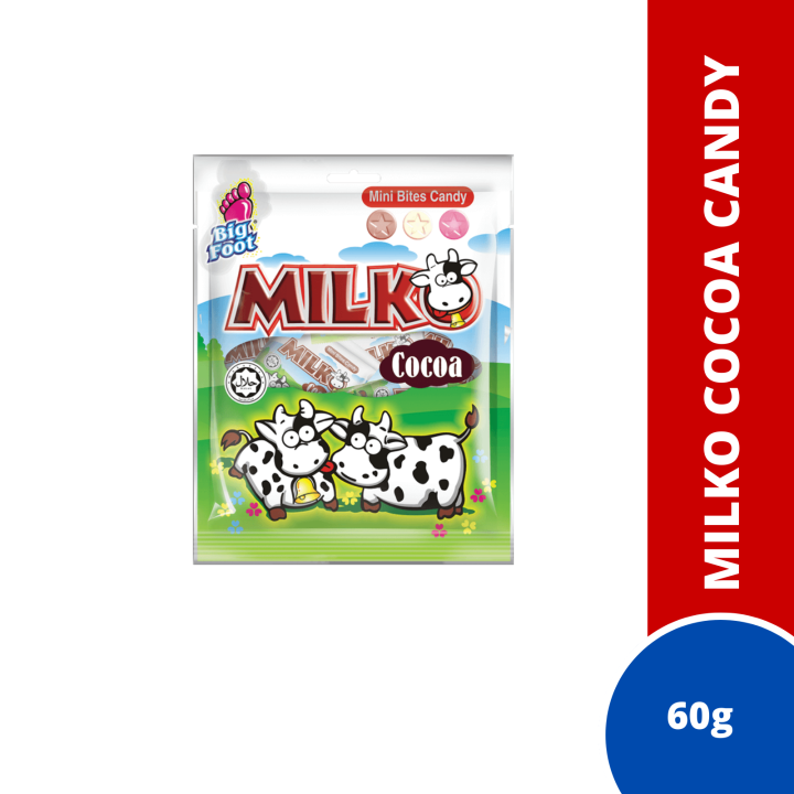 Big Foot Milko Candy Cocoa Flavour 60g | Lazada